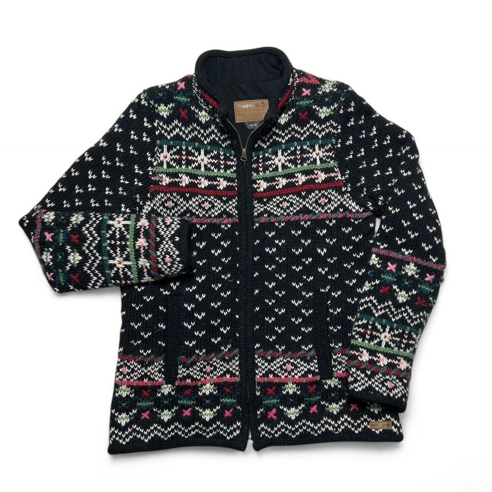 Laundromat Canada Nepal Birds Eye Fair Isle Sweater C… - Gem